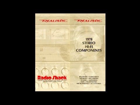 1978 Radio Shack - Realistic Stereo Hi-Fi Components Brochure