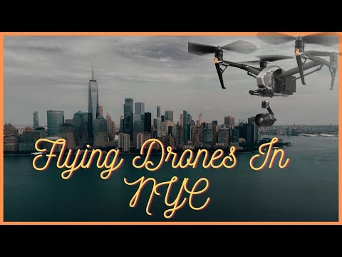 Flying Mavic 2 Zoom Drone in NYC