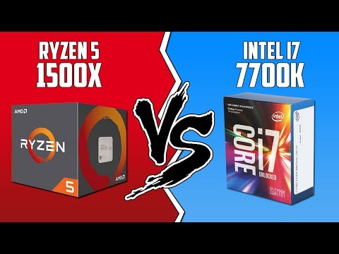 Ryzen 5 1500x vs i7 7700K - Gaming Benchmarks - Is i7 worth for it?