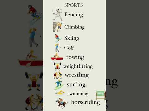 Sports vocabulary #shorts #fyp #ytshorts #youtubeshorts # #education #englishlearningtips #english