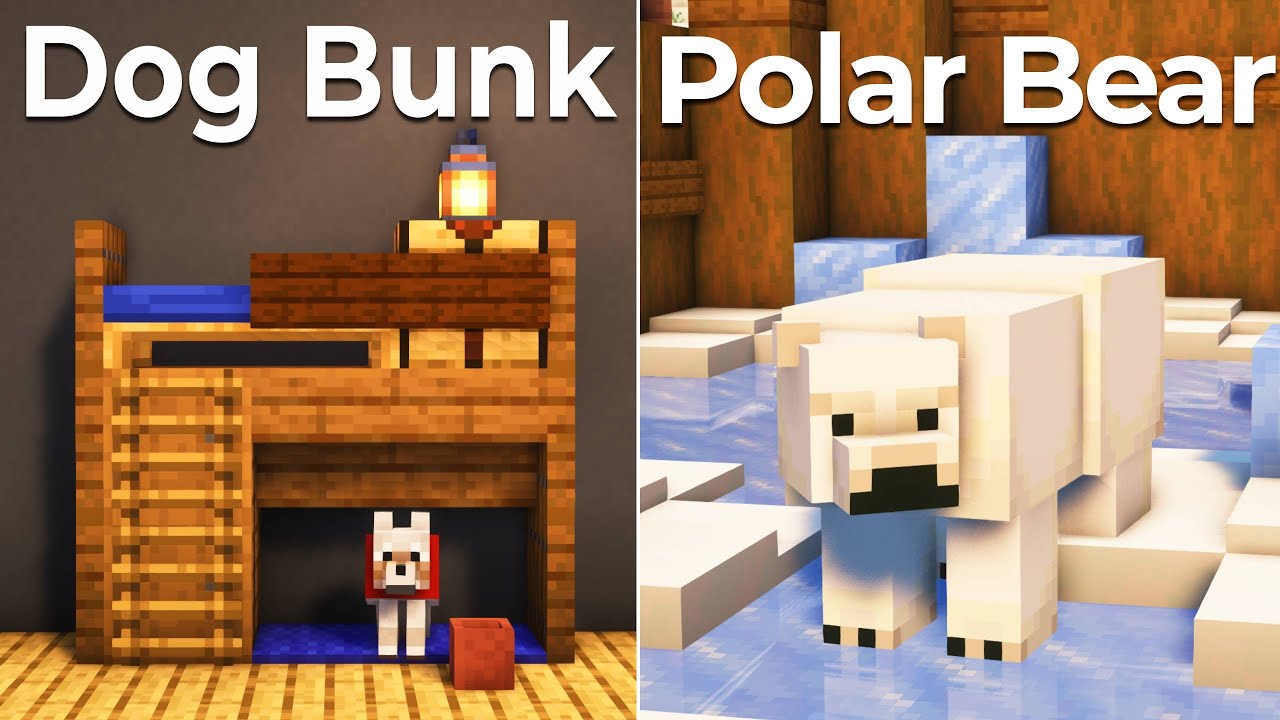 3 Simple Pet Houses in Minecraft #4 - Minecraft Builders