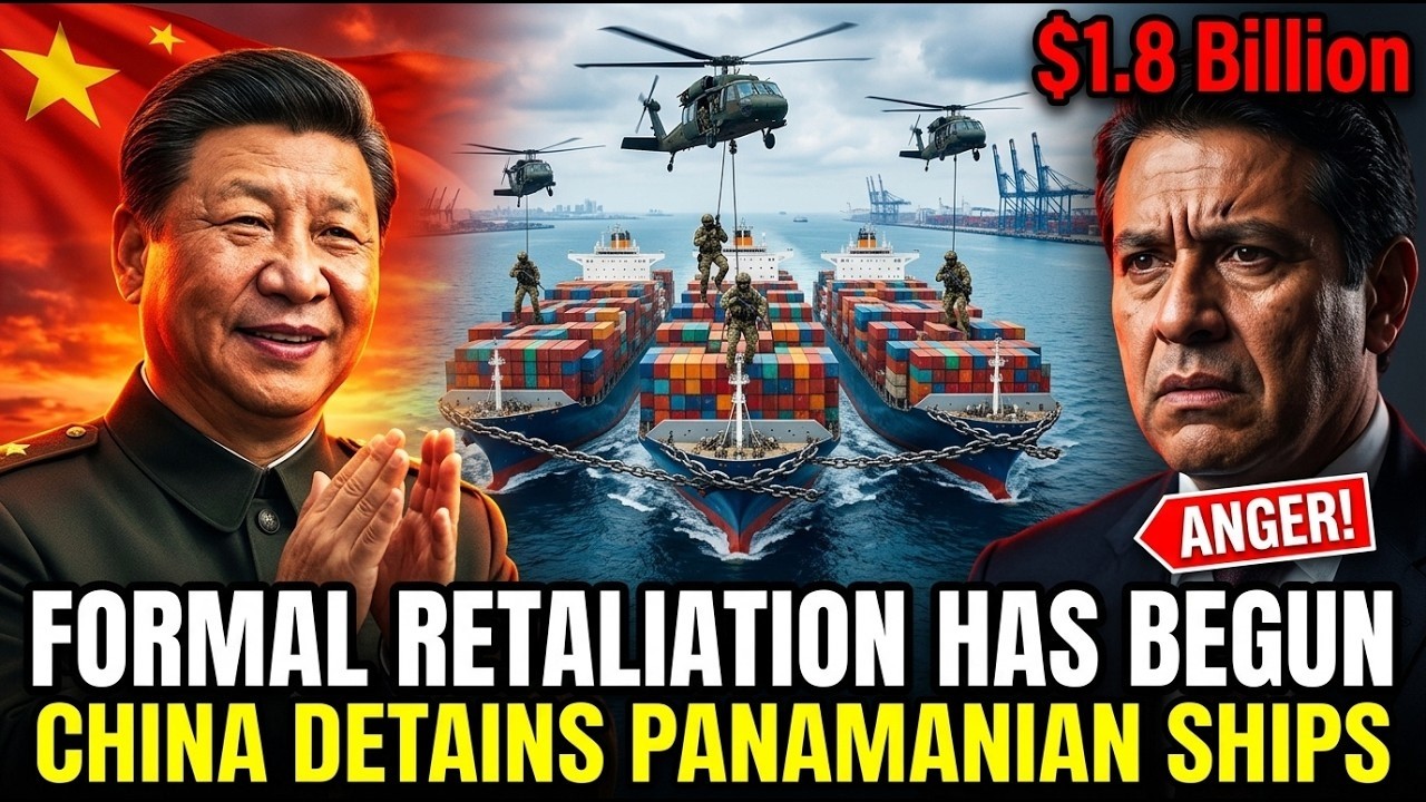 China Hits Back: 28 Panama-Flagged Ships Seized in Major Retaliation