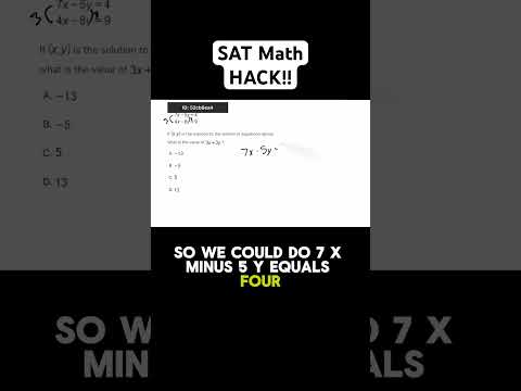 SAT Math HACK for a 1600!!!