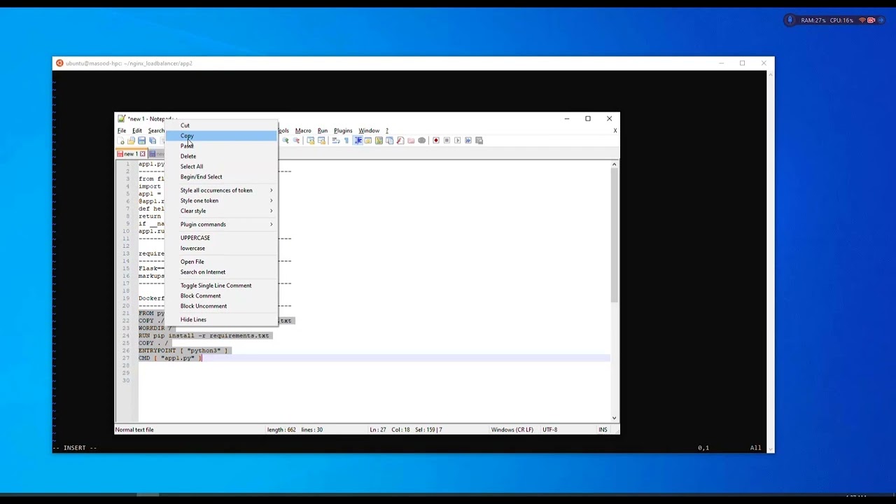 How to configure nginx as loadbalancer with docker-compose | TechnTricks