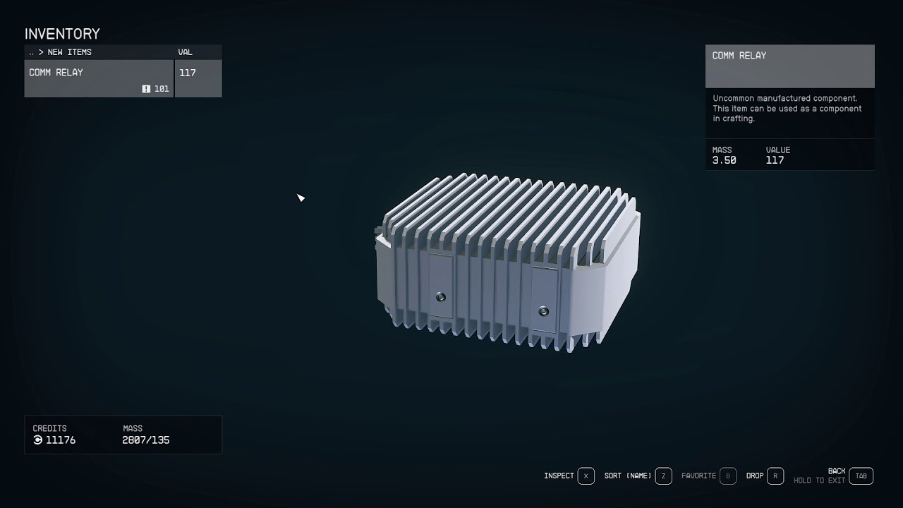 Starfield Comm Relay Console Command Cheat Code