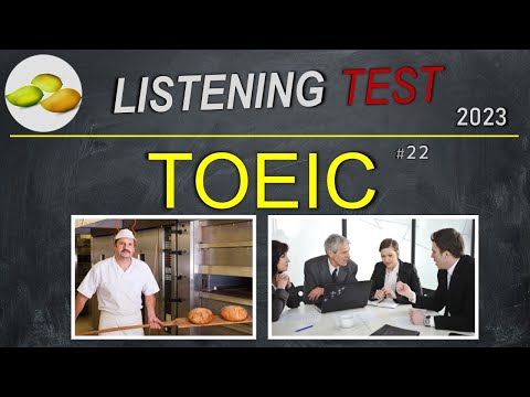 TOEIC Listening Test 22. TOEIC Asia set. Japan examination 2023