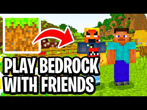How To Play Minecraft with Your Friends on PC! (Bedrock Edition Tutorial)