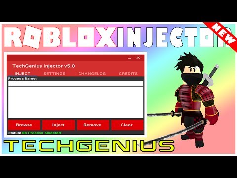 NEW DLL INJECTOR: TECHGENIUS INJECTOR V5 (UPDATED) NEW UI, NEW BUTTONS, AND MORE!!