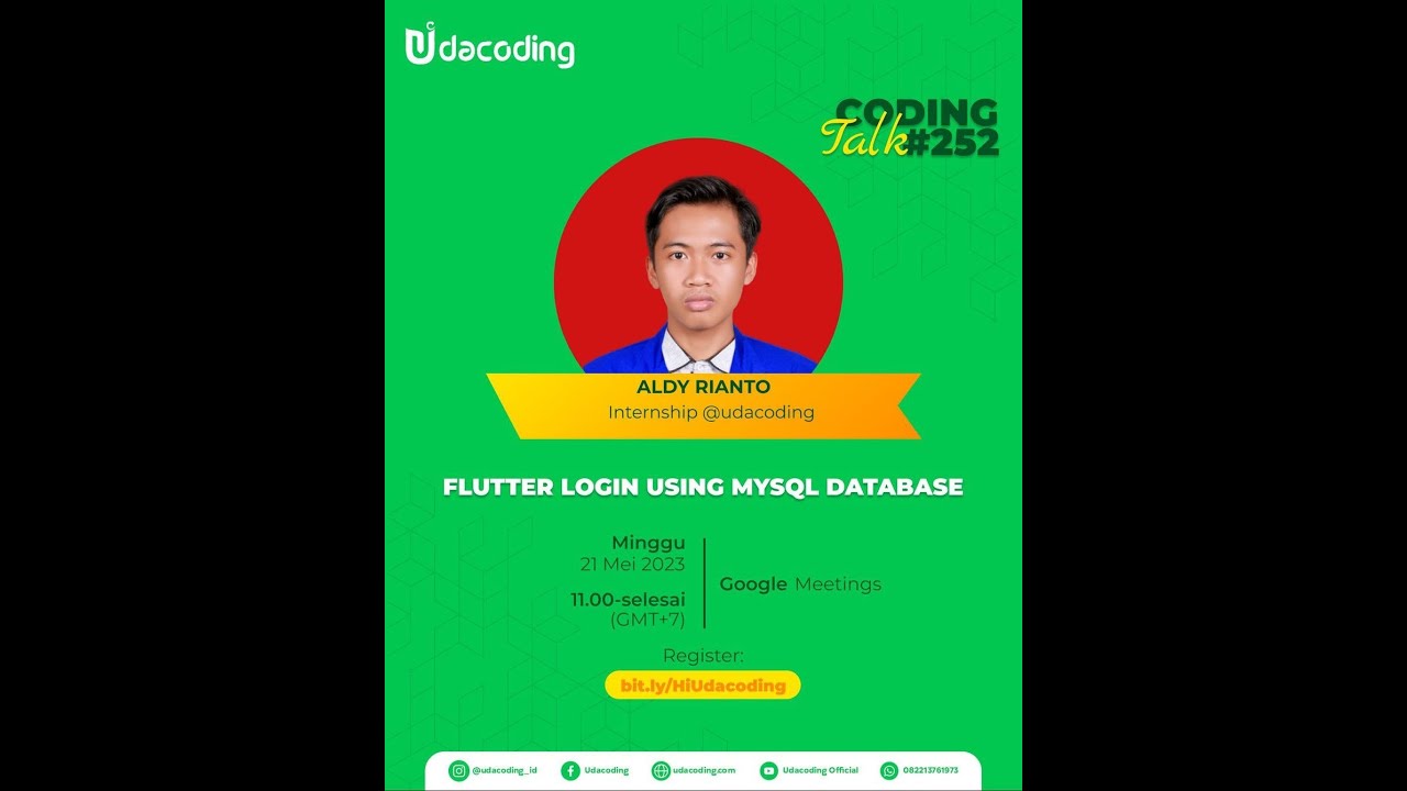 Coding Talk #251 - Flutter : Flutter Login Using MySQL Database