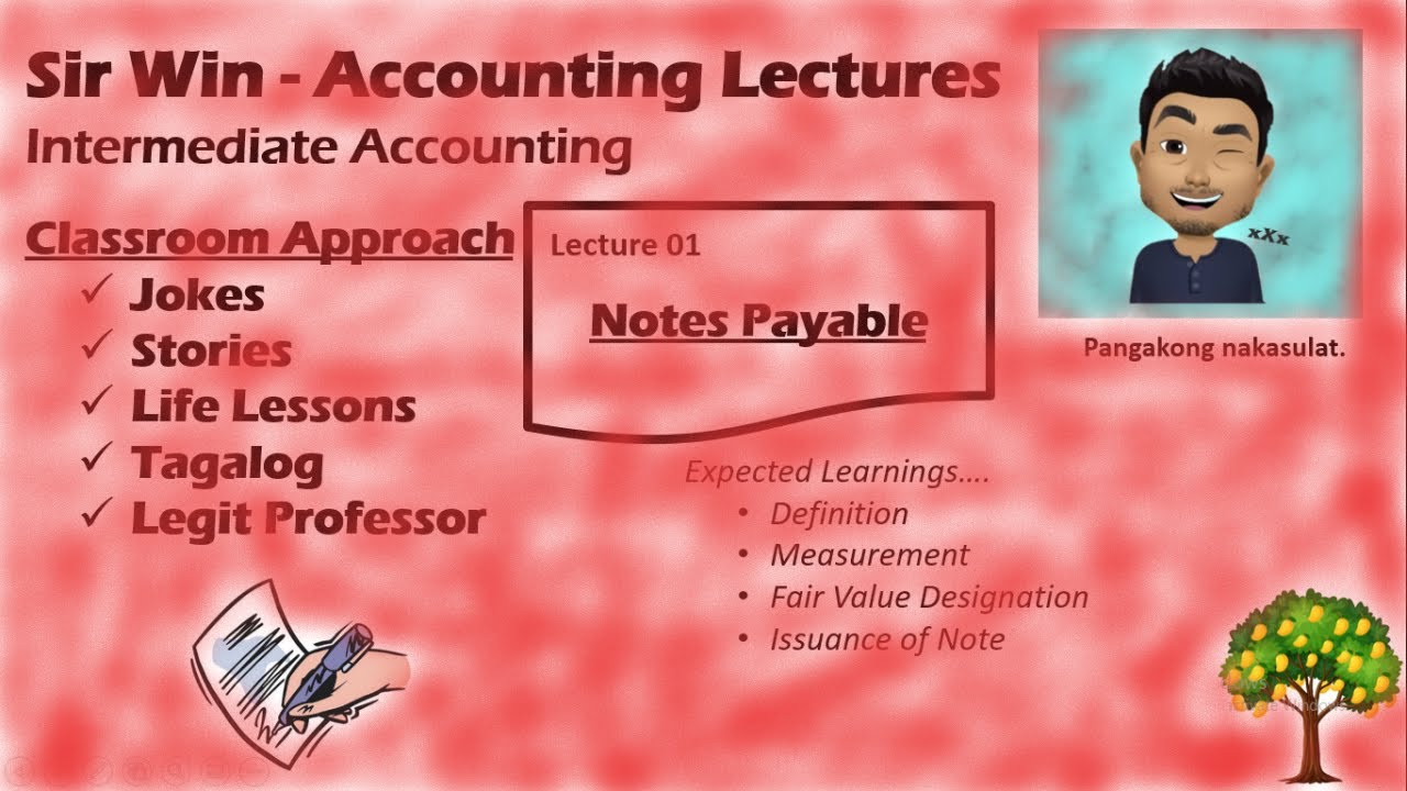 Lecture 01: Notes Payable. [Intermediate Accounting]