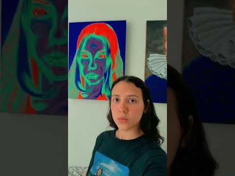 Have you watched my gallery piece video yet :0 #viralvideos #art #portrait