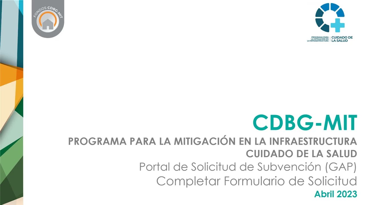 Infrastructure Mitigation Program - Healthcare - CDBG-DR/MIT Recovery Funds