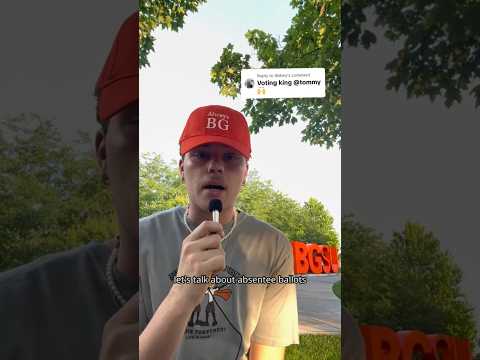 40-second #Falcon Guide to absentee ballot (request by Aug. 1!) #shorts #bgsu #collegelife #election