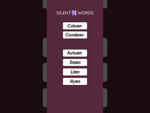 Silent 'N' Words