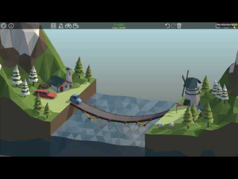Steam Community :: Video :: Poly Bridge 1-3 [Low Cost Bridge]