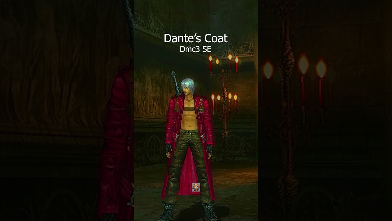 Dante's coat - Dmc3 vs Dmc3 Demo version comparison