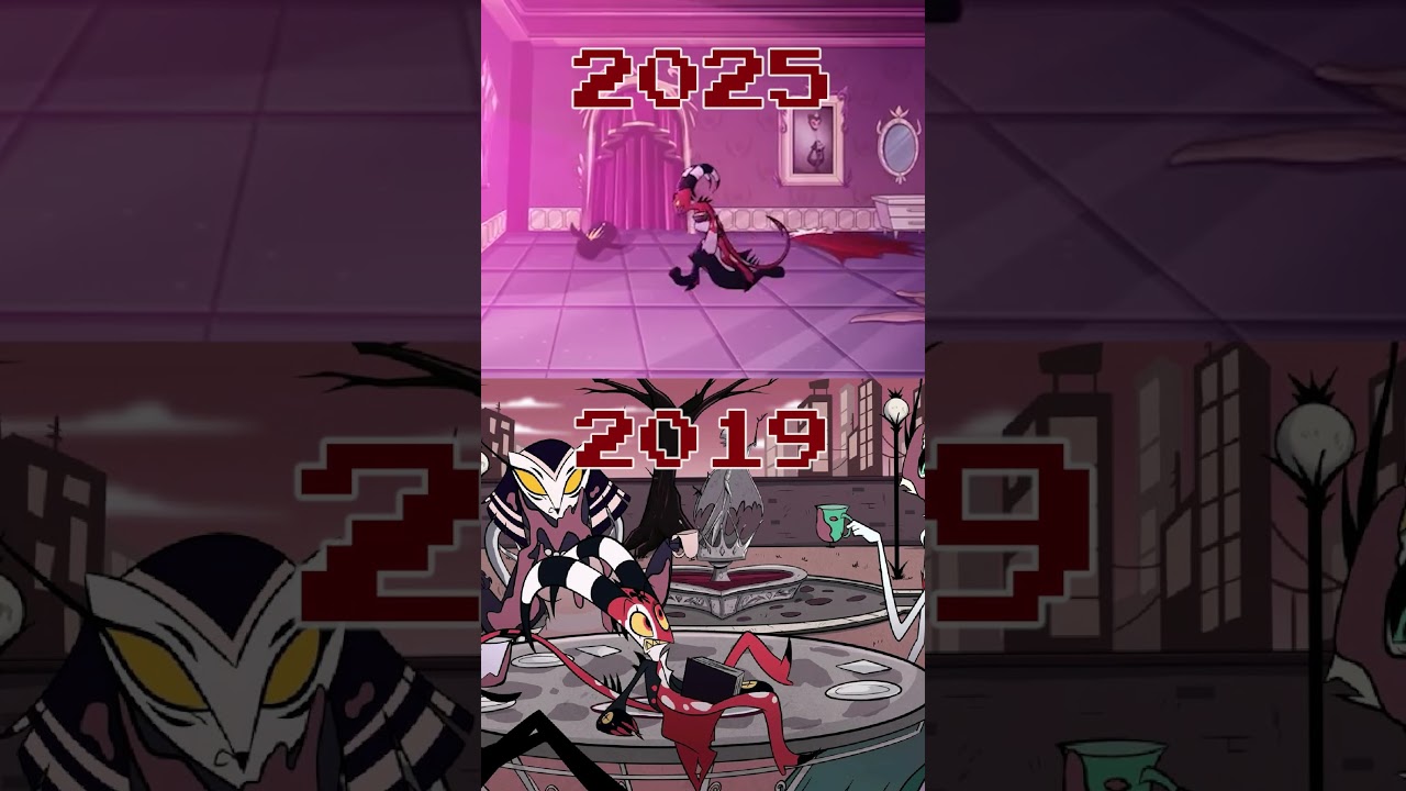 Helluva Boss - Blitzo Stelas Stolas book's [Old/New/Comparison] #helluvaboss #comparison #primevideo