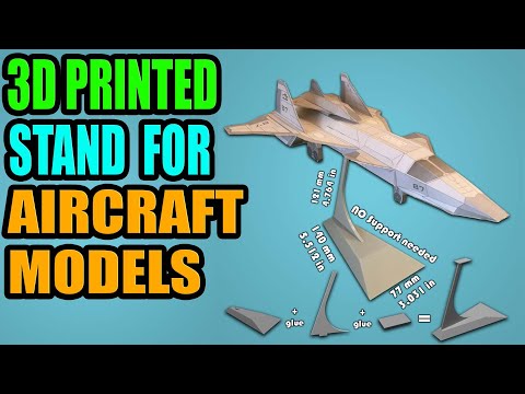 ️ Stand for Aircraft Models・Free STL File for 3D printing・Cults