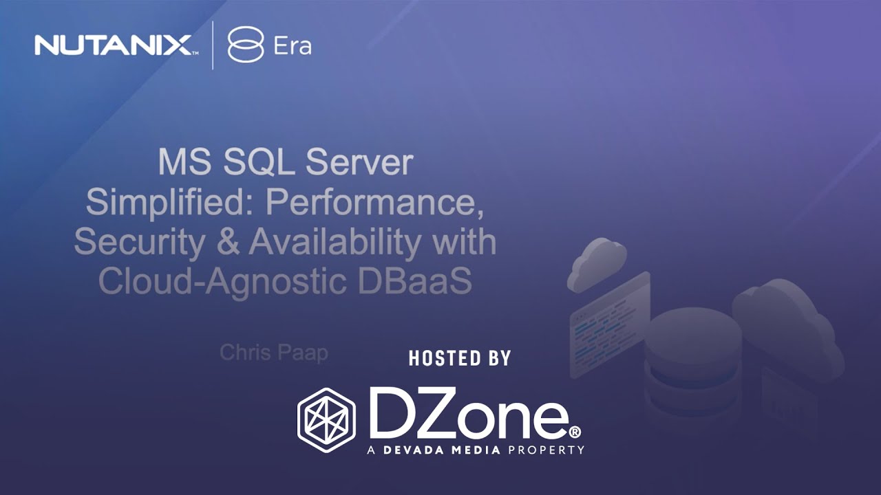 MS SQL Server Simplified: Performance, Security & Availability with Cloud-Agnostic DBaa