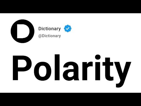 Polarity Meaning In English