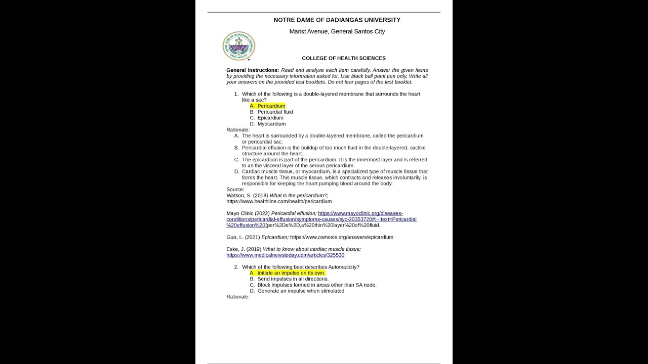 NCA OXY Exam 2023 Questions and Answers 100% Verified