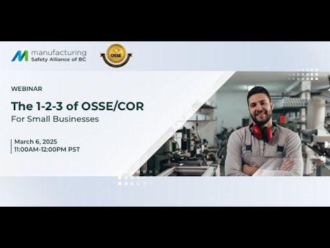 The 1-2-3 of OSSE/COR—For Small Businesses
