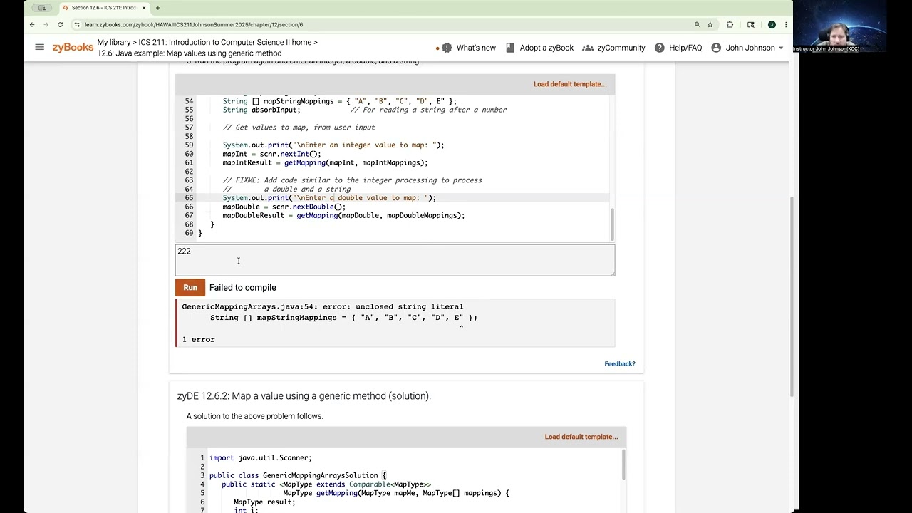 Generics Part 6 - Java example: Map values using a generic method