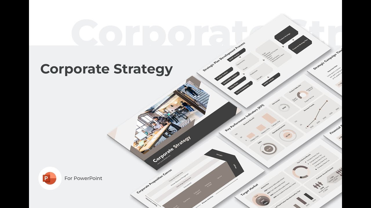 Corporate Strategy PPT PowerPoint Presentation Template | Etsy | Envato Elements