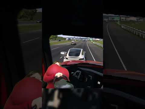 VALORIE BECOMES A TRUCKER.. #funny #gaming #twitch #meme #shorts #cars #ats #trucking #satire