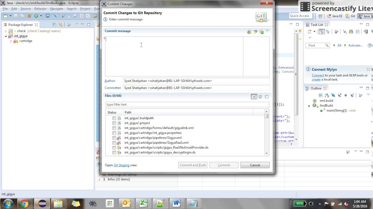 Share Project with Git