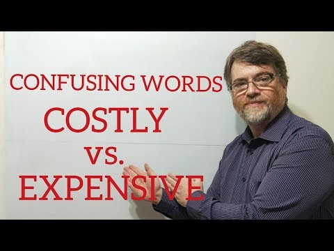 English Tutor Nick P Lesson (324) The Difference Between Costly and Expensive