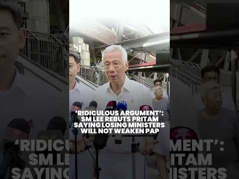 ‘Ridiculous argument’: SM Lee rebuts Pritam saying losing ministers will not weaken PAP | GE2025
