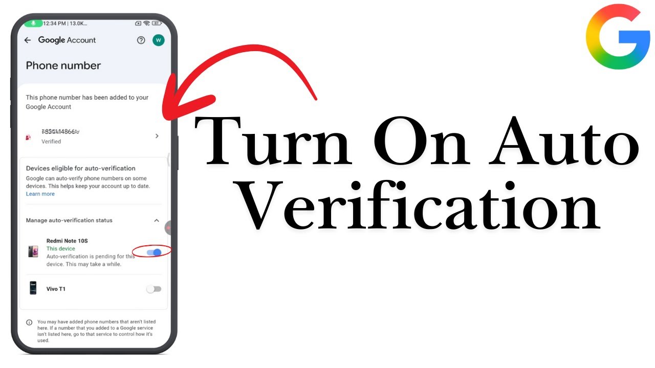 How To Turn On Auto Verification On Google Account | Manage  Auto Verification Status In 2026