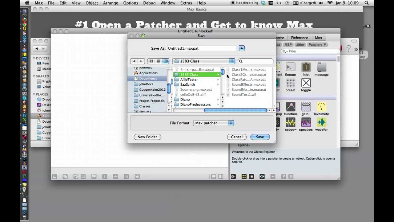 Tutorial 1: Meet Max 6 - Making your first 