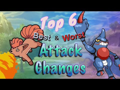 Top 6 Best & Worst Attack Changes in Pokémon