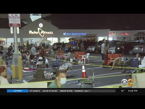 New Jersey Residents Camp Out To Get Into Motor Vehicle Commission Centers