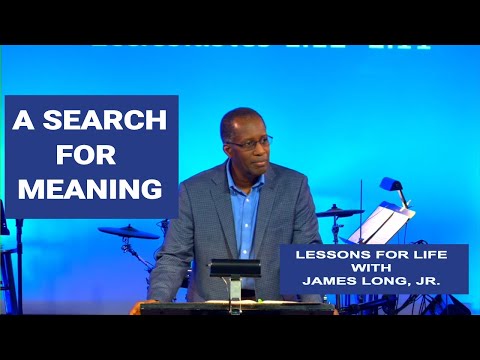 A Man's Futile Search for Meaning (Ecclesiastes 1:12-2:11)