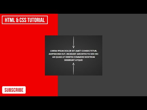 How to Align Text Center Vertically Inside a DIv | HTML & CSS Tutorial