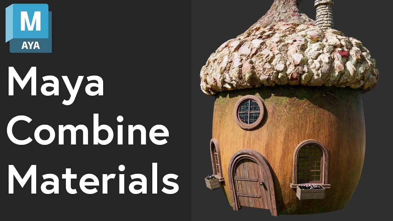 Combining Two Materials – Maya & Arnold Tutorial