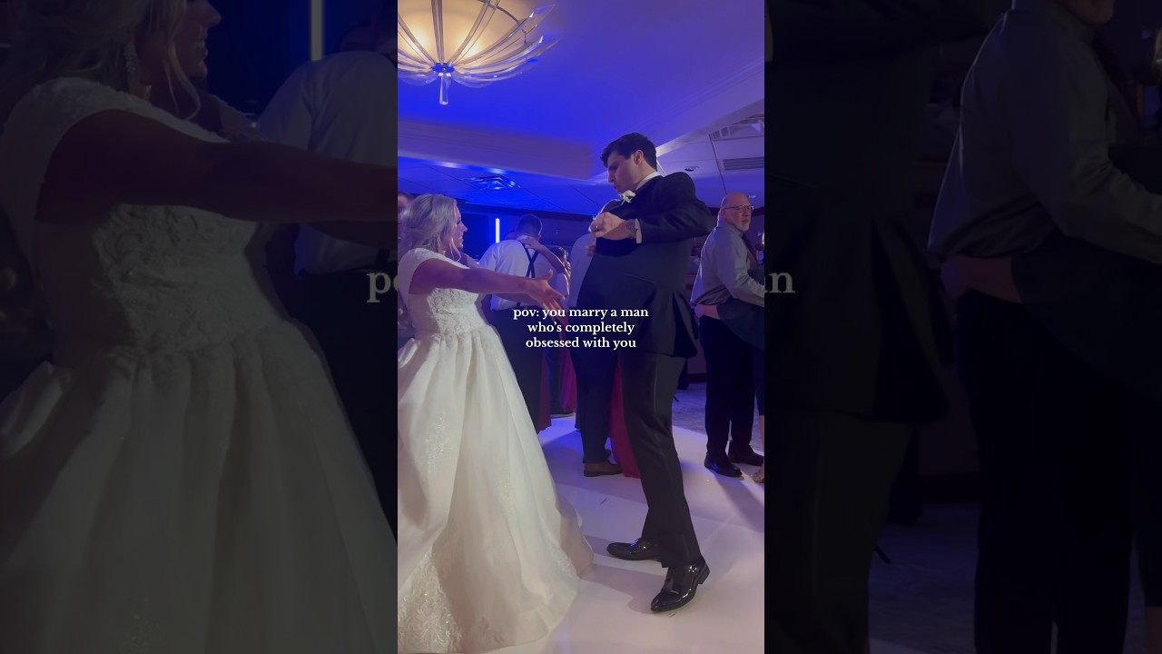 I think he’s in love #weddingcontentcreator #wedding #bride #weddingday #goals