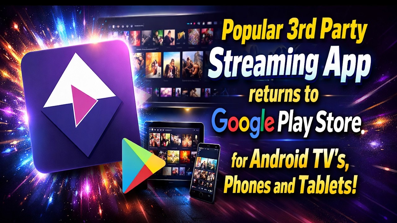 ✅ Popular Streaming App Back on Play Store ✅