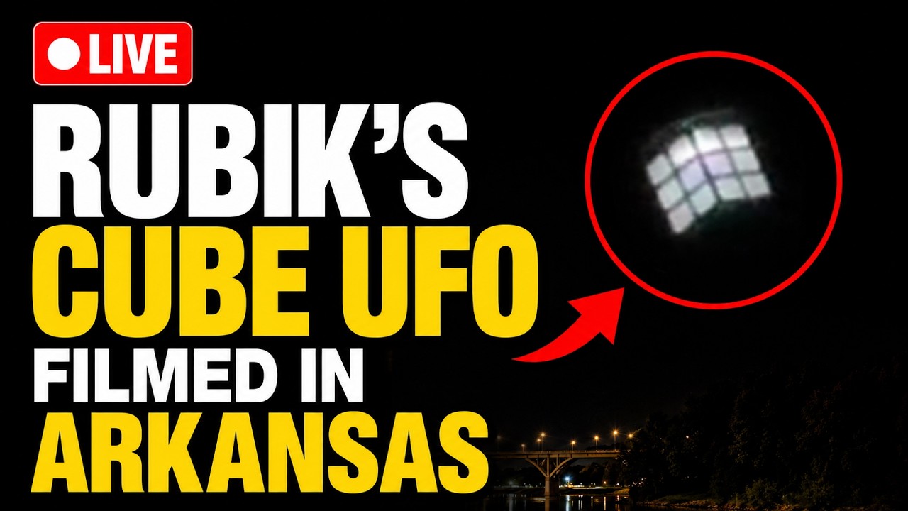 They Filmed a Giant CUBE UFO in Arkansas... Look Closely!
