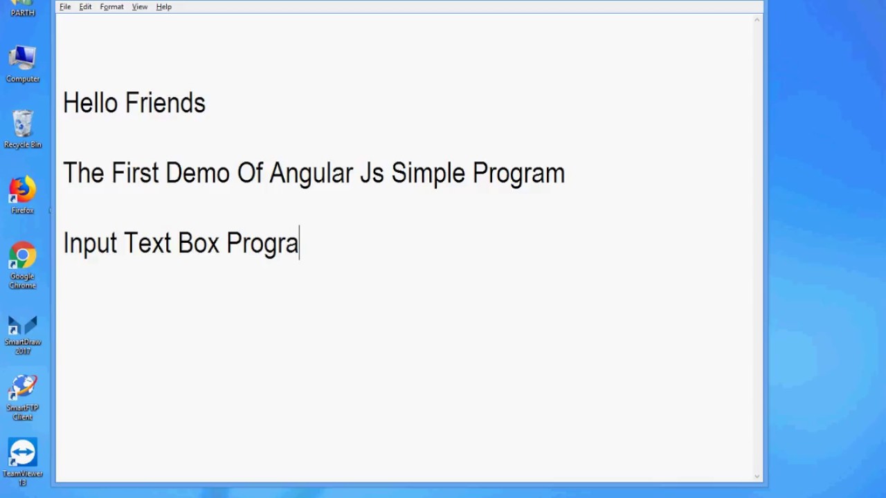 AngularJS Tutorial - simple application | First program in AngularJS