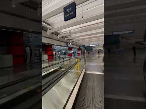 CTA train station at Chicago O’Hare International Airport, Chicago, Illinois