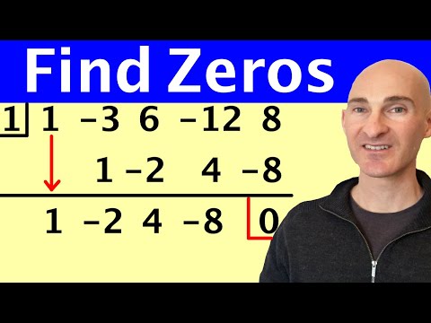 Find Zeros of Polynomial Using Calculator & Synthetic Division