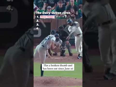 Have you heard about the Dairy Queen curse? #shorts #madden #mlb