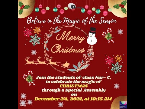 Christmas Assembly- Junior School - G D Goenka Public School Sarita Vihar- 2021-2022
