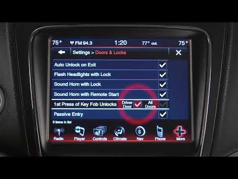 Unlocking Customizable Features | 2018 Dodge Journey | Mopar