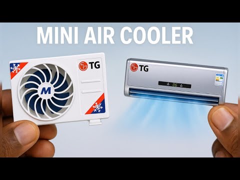 Best Small Air Conditioner Unboxing & Test Video || Best Gadgets Mini AC
