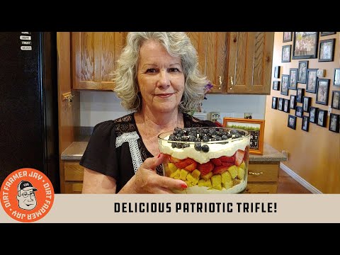 Delicious Patriotic Trifle!